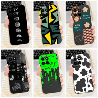 Honor X7c Cool Moon Milk Ripple Pattern Phone Casing HonorX7c X 7C 4G ...