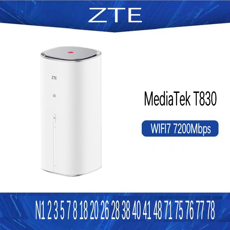 ZTE MC8512 G5 Pro CPE Router AI 5G FWA WiFi 7 BE7200 Support SA and NSA Dual 2.5G Ethernet Ports ...