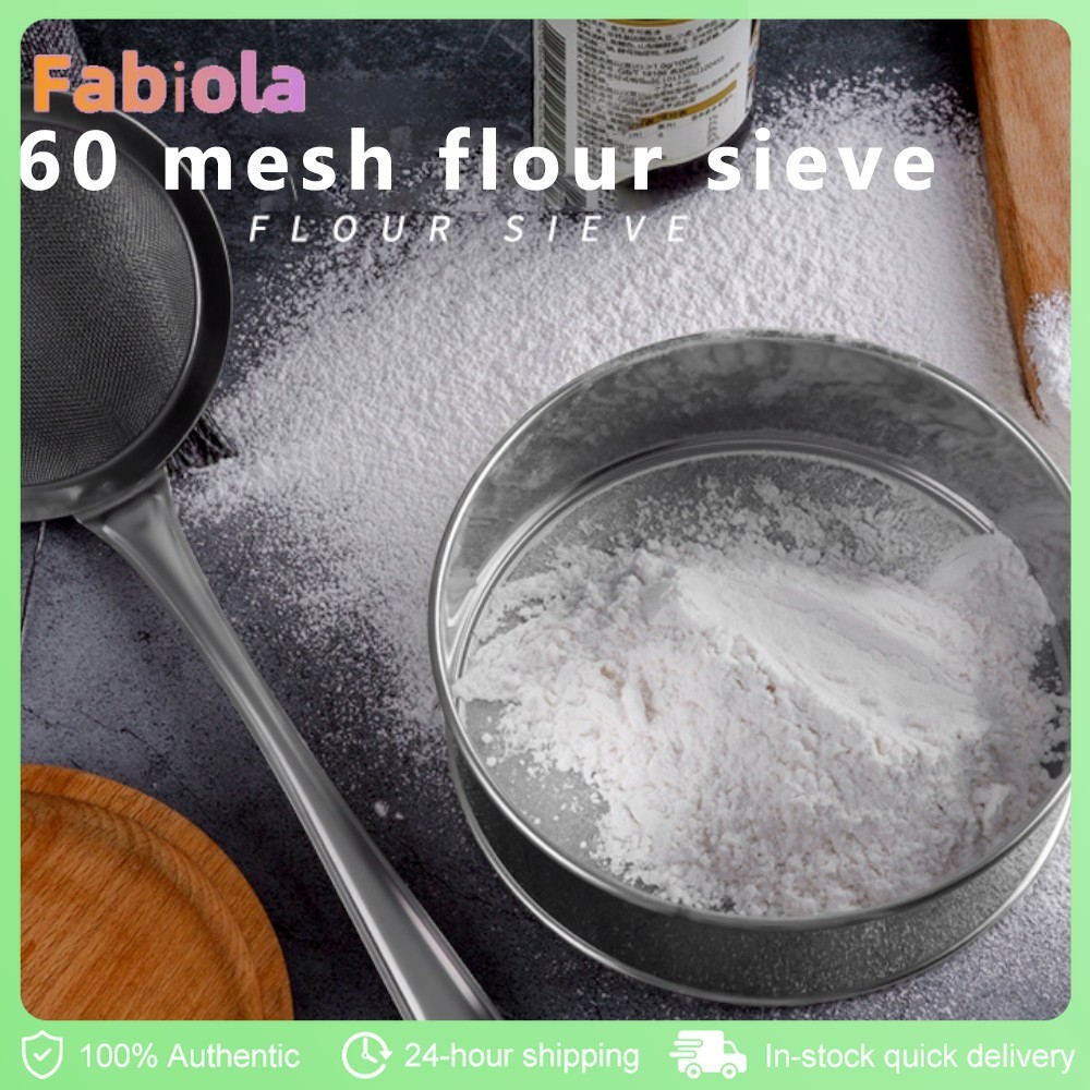 60 mesh Stainless Steel Fine mesh Kitchen Baking Cooking Flour Sifting ...