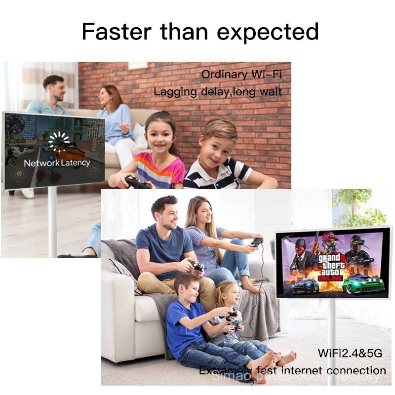 portable TV Rollable Smart Touch Screen Vertical Display Android 12 ...