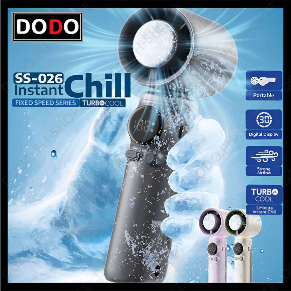 SS-026 Turbo Cooling Fan Rechargeable 4000mah Handheld Fan 1-100 Gear ...