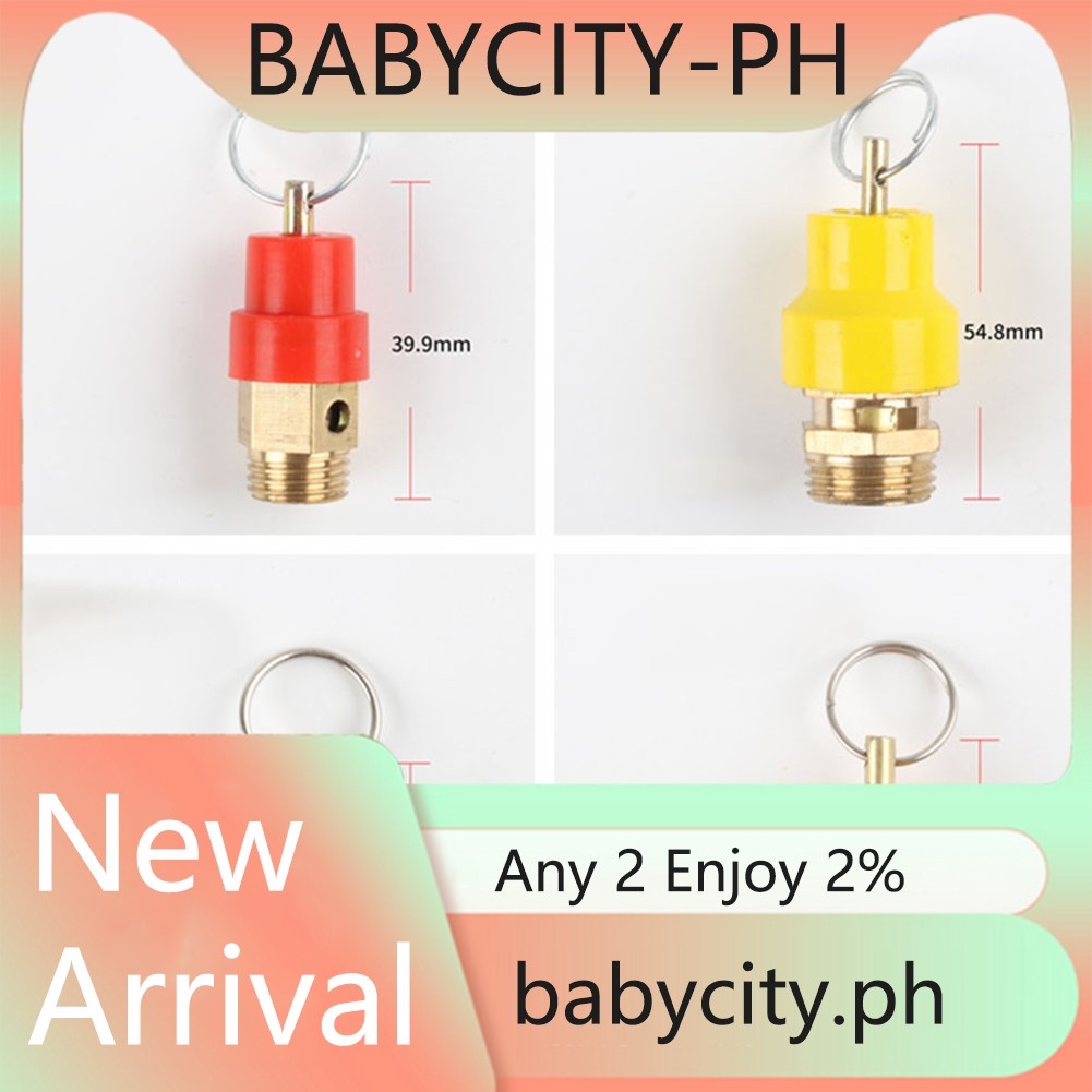 BABYCITY-PH! 1/4\'\'3/8\" 1/2\" for BSP Air Compressor Safety Relief ...