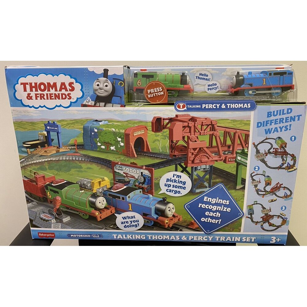 Thomas & Friends Talking Thomas & Percy Train Set Ages 3+ Motorized ...