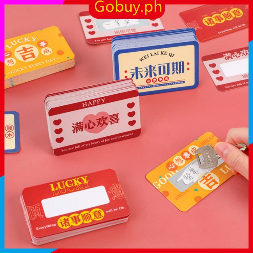 [20 Sheet/set] Text Scratch Card Diy Lucky Scratch Music Student Reward ...