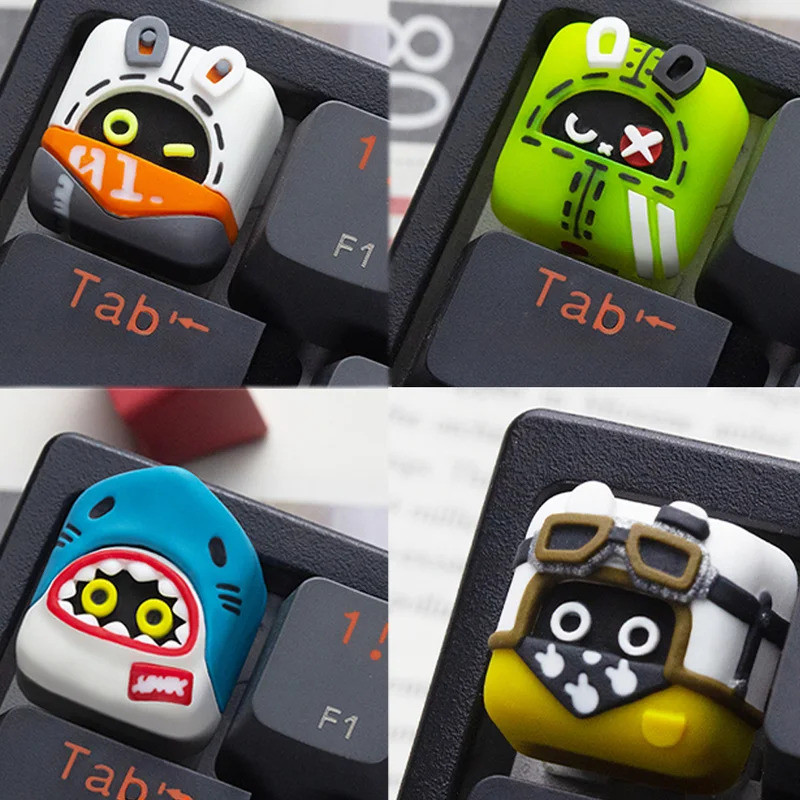 Zenless Zone Zero ZZZ Keycap Keyboard Resin Material Bangboo Mechanical ...