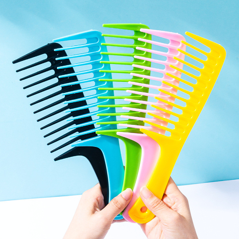 Brushes Anti-static Large Tooth Detangle Comb, Wide Tooth Curly Hair ...
