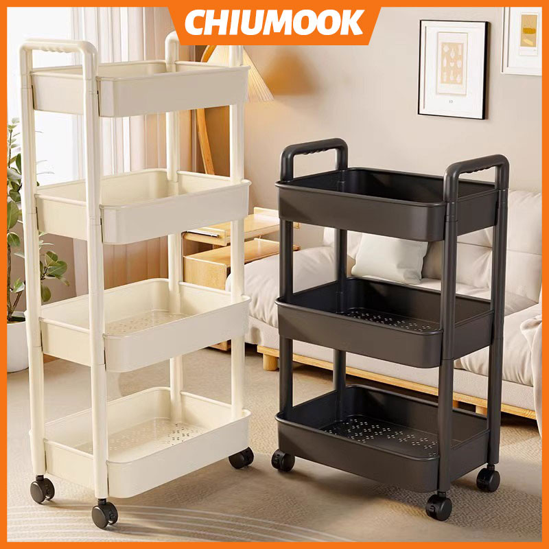 Trolley Cart Organizer Moving Rack Bathroom Organizer Rack Kitchen ...