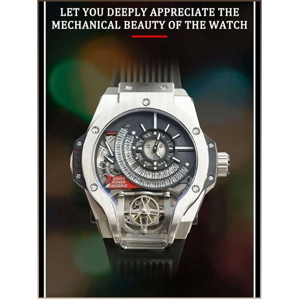 Eye-catching Watches Large Size Dial Watch Stylish Jason Statham Watch ...