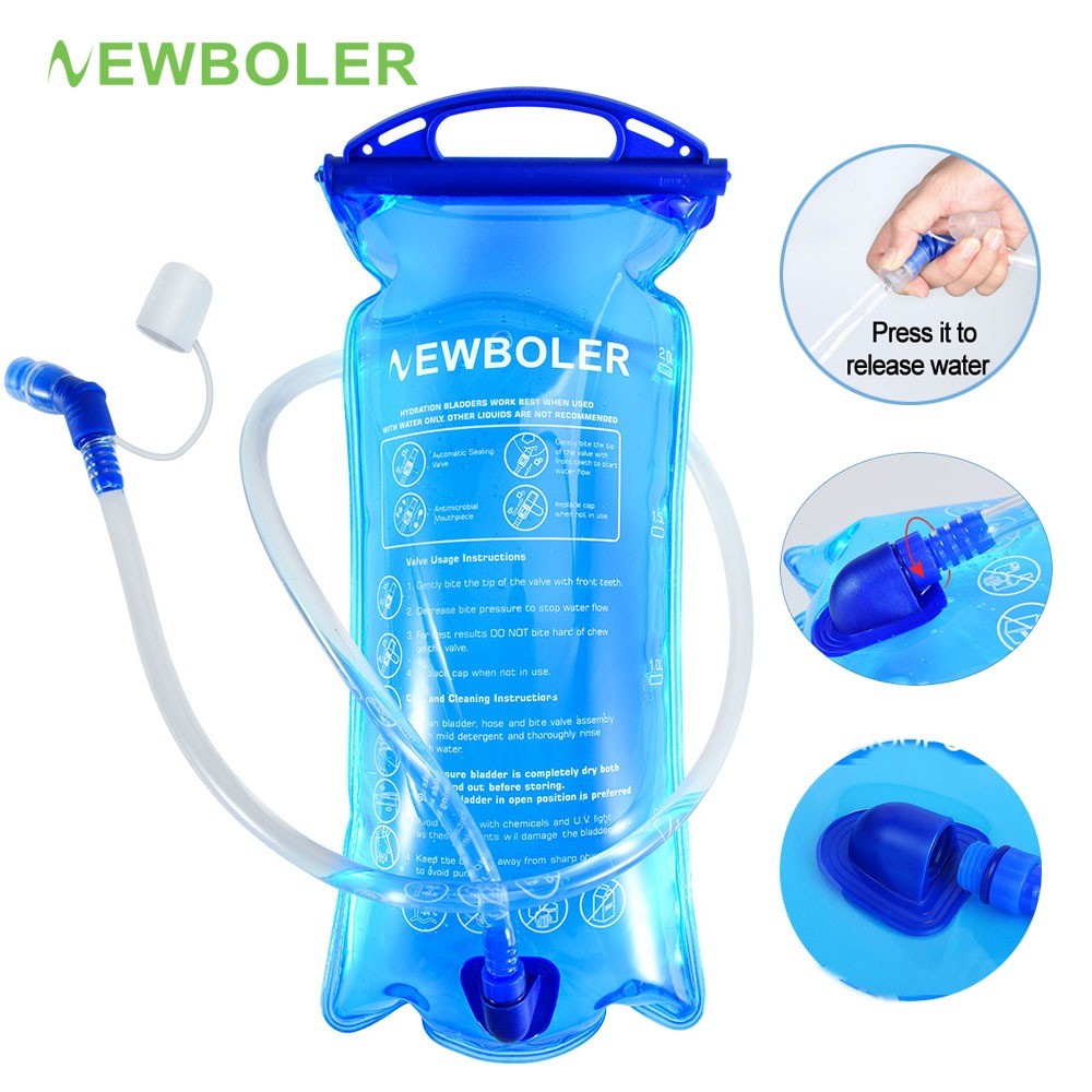 Newboler 1.5L 2L 3L Water Bladder Portable Water Bag TPU BPA-Free ...