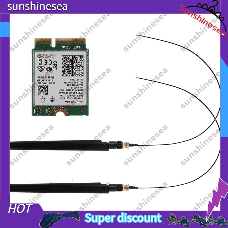 Dual Band Wireless for Intel 9560 AC 9560NGW 1.73Gbps Wifi 802.11Ac Bluetooth 5.0 Wlan Card with ...