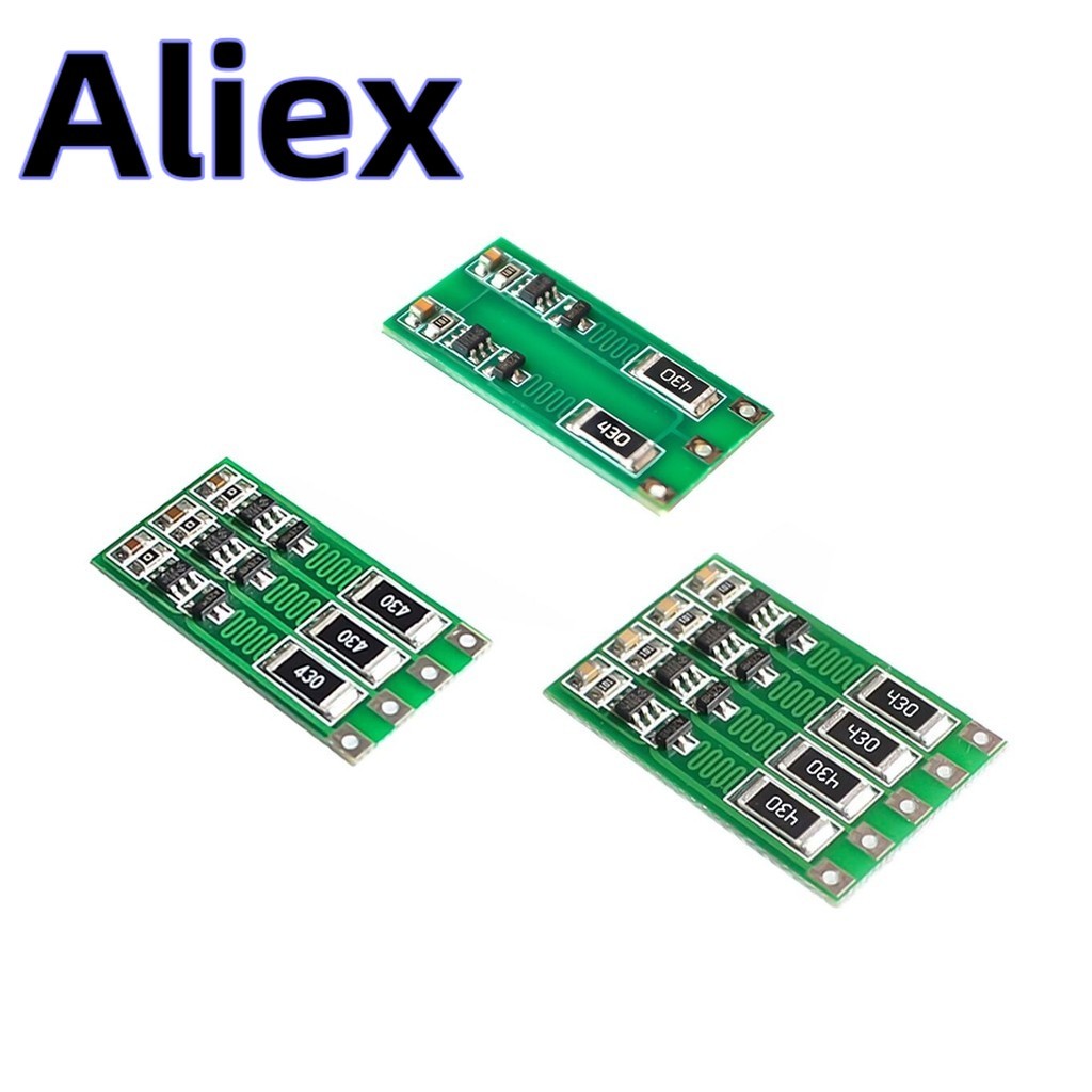 2S 3S 4S 100MA Lithium Battery Balance Board 18650 Li-ion Battery ...