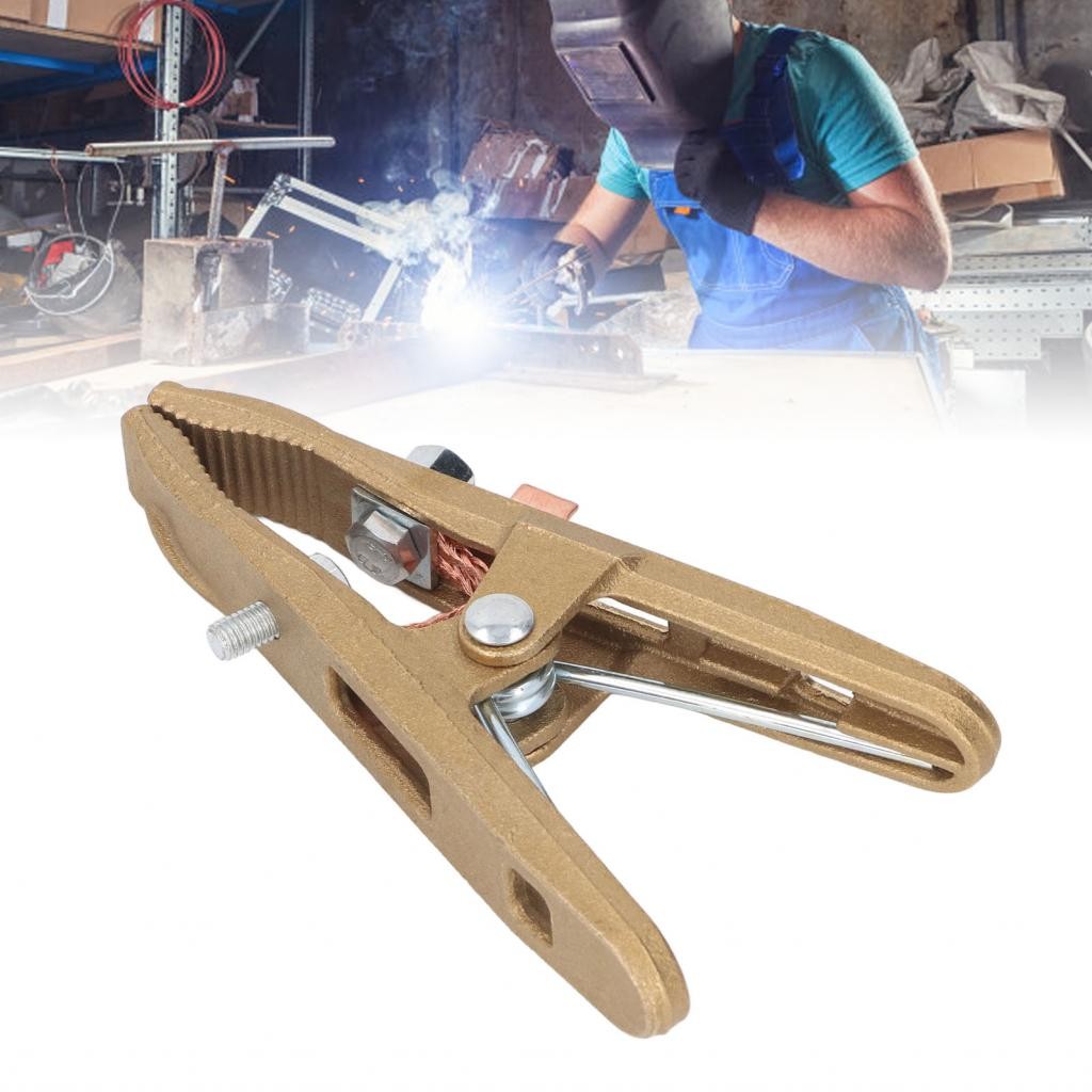 Ttiitt A300 Grounding Clamp 300A Brass Ground For MIG MMA TIG ARC ...