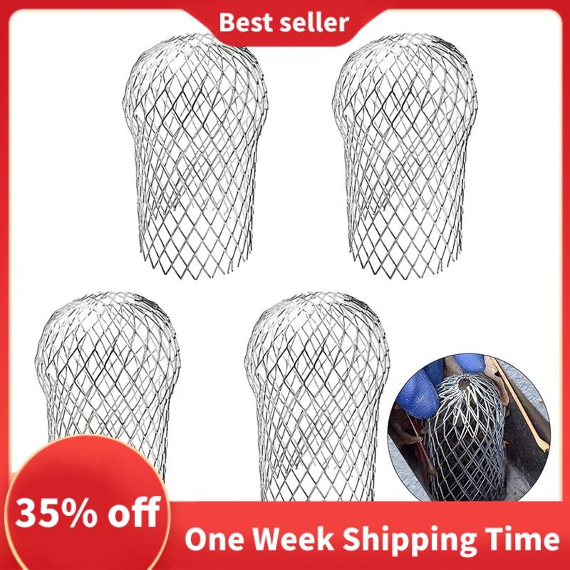 Available 4 Pcs Gutter Downspout Guards 3.5 Inch Aluminum Leaf Filter ...