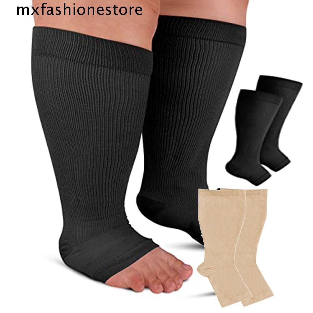 MXFASHIONE Extra Wide Socks, Knee High Plus Size 7XL Bariatric Socks ...