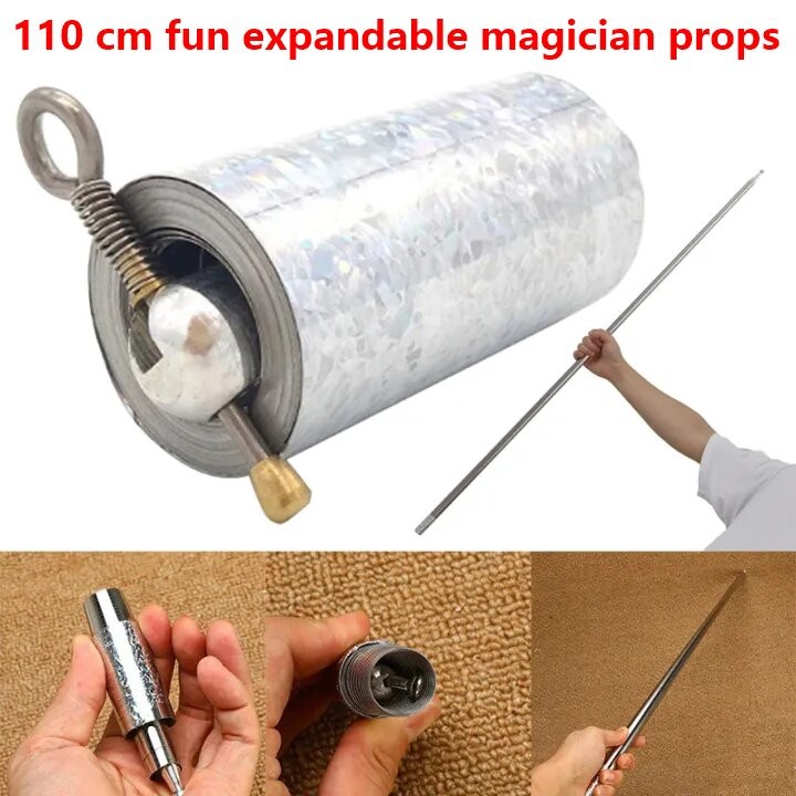 fun expandable magician props retractable magic prop stick toy elastic ...
