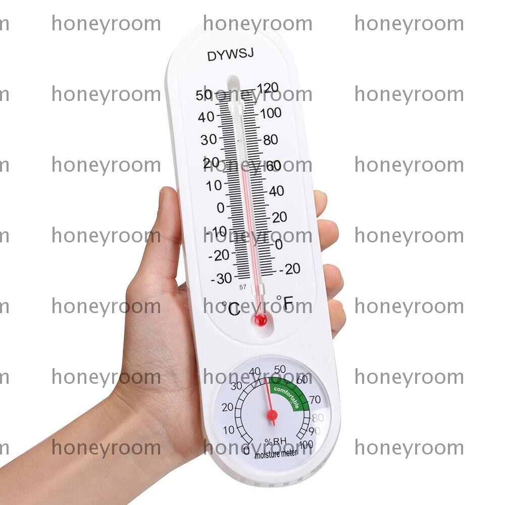 HONEYROOM Thermometer, Accurate Plastic Garden Temp Meter, Wall Mounted ...