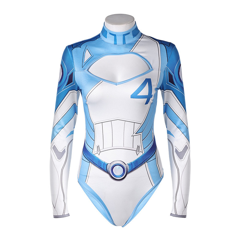 Invisible Woman Cosplay Costume Outfits Halloween Carnival Suit ...