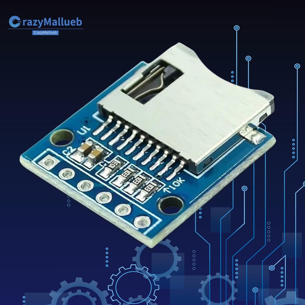 Micro SD Module 5V 3.3V Micro SD TF Card 6 Pins Mini TF Card Module for ...