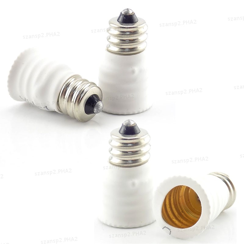 20pcs E12 To E14 to E12 Socket LED Light Lamp Adapter Bulb base Holder ...