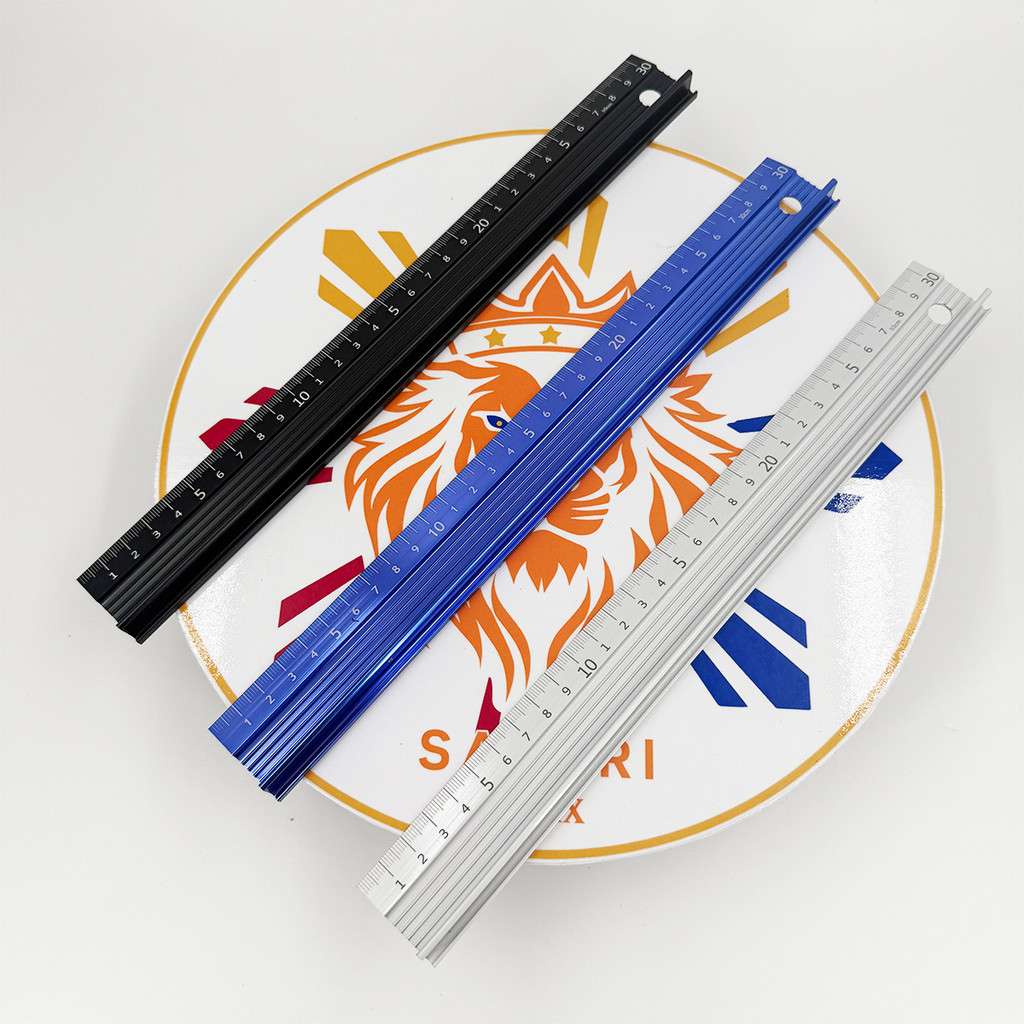 100/80/60cm Multi-functional Aluminum Alloy Ruler | Protective Straight ...