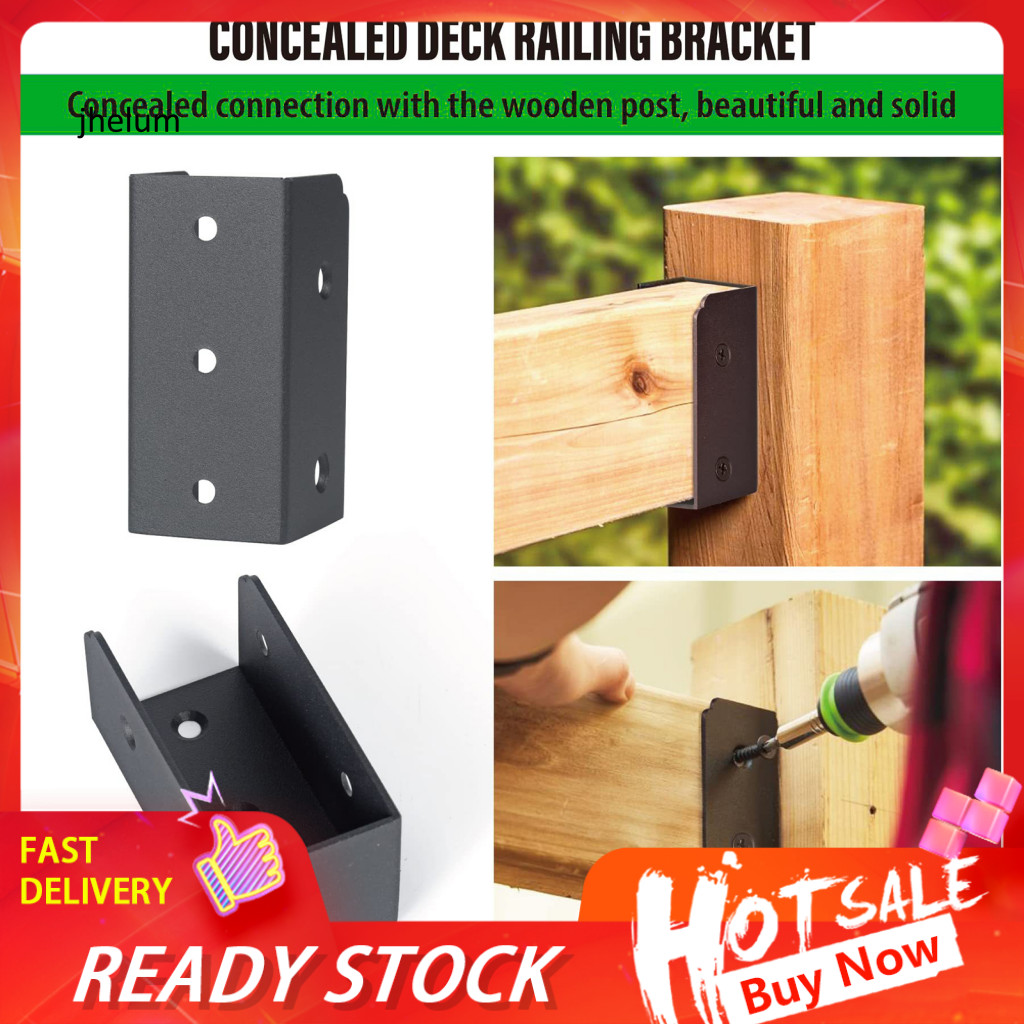 jl* Rust-proof Stair Railing Bracket Deck Railing Connector 8pcs ...