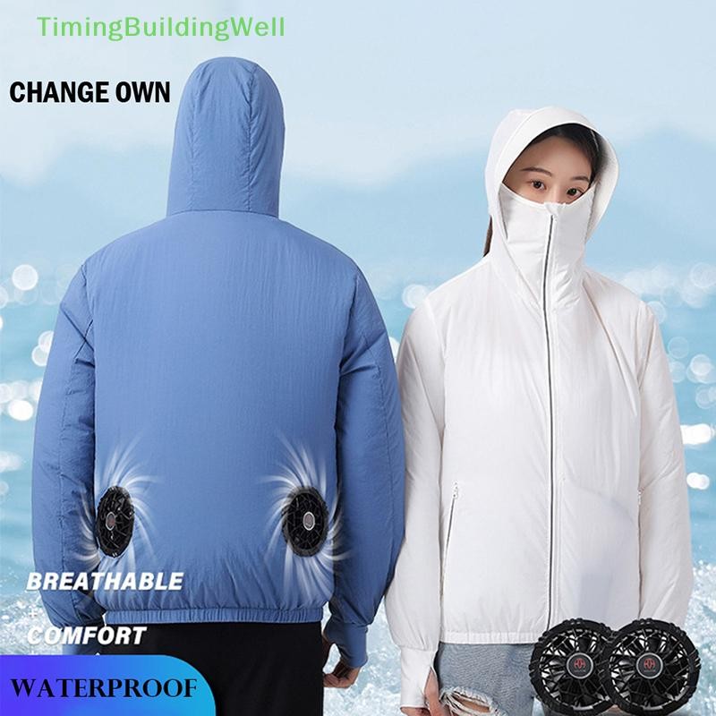 TBPH Outdoor Summer USB Electric Fan Cooling Jackets Men Air ...