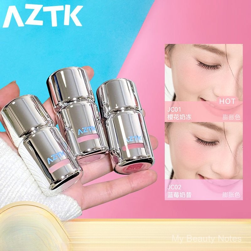 Aztk Liquid Liquid Blush Highlight Repair Jc01 Sun Red Cream Female Chin Purple Nude Makeup ...