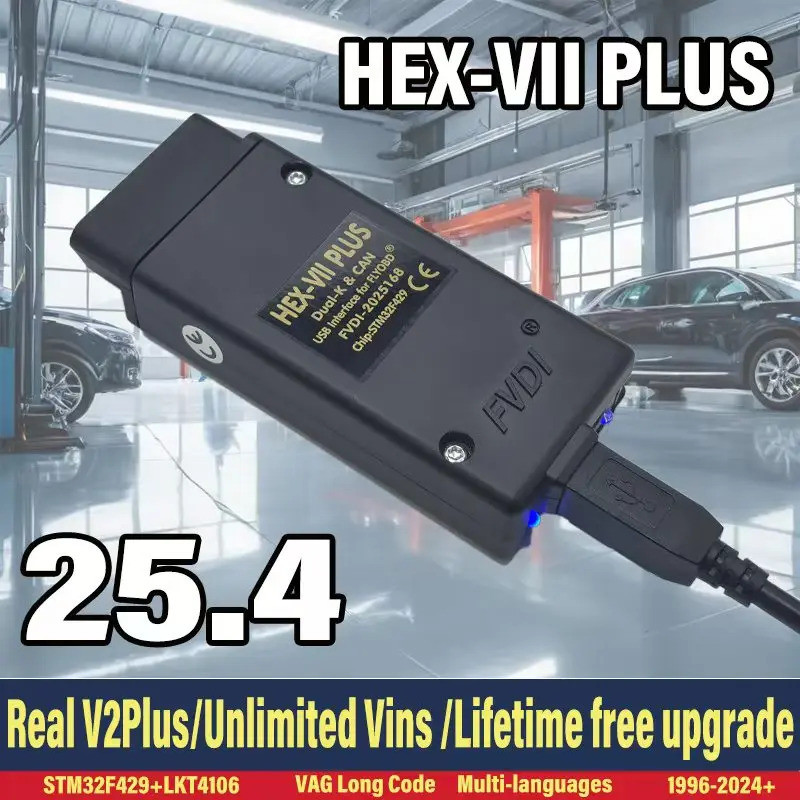 2025 VCDS-V2PLUS Unlimited VINs Auto Scan com Diagnostic Tools VAG ...