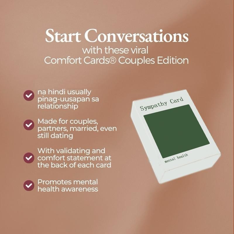 Comfort Cards (Couples Edition): Kwentuhang Mental Health Self-Help ...