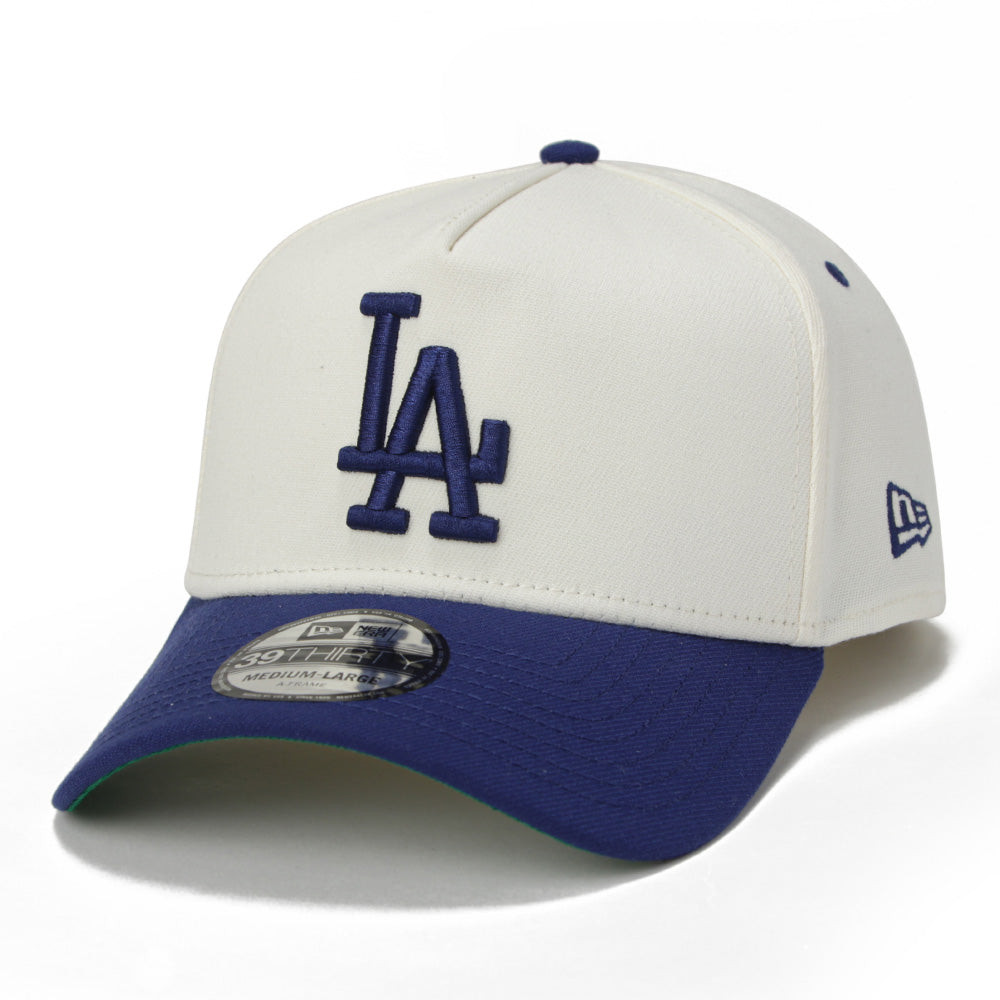 New Era Los Angeles Dodgers Cut N Paste Chrome White 39THIRTY A-Frame ...