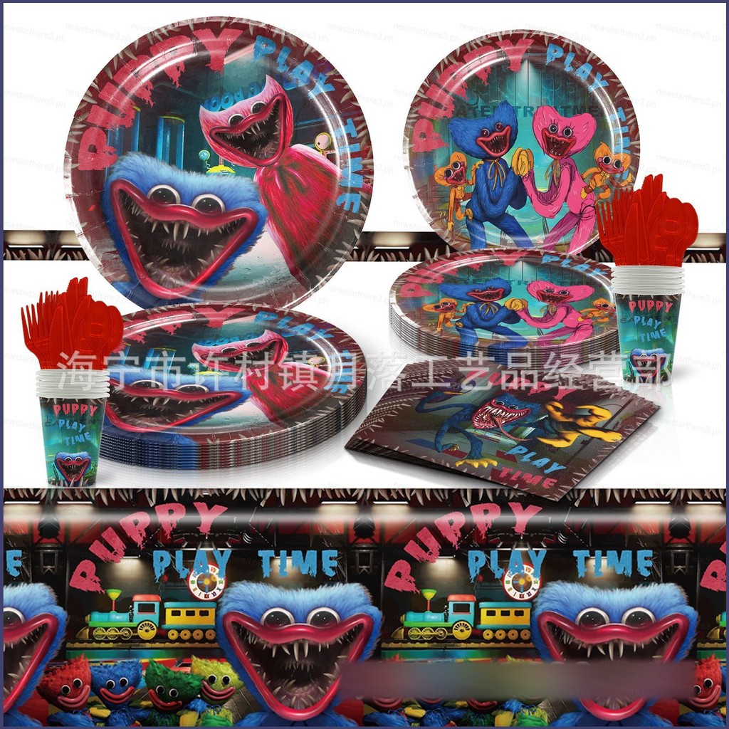 YE Poppy Playtime theme birthday party banner balloon decoration ...