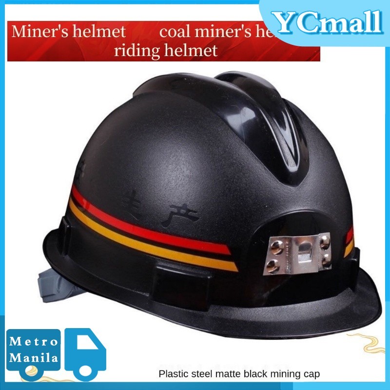 Mining Helmet Miner Special Reflective Safety Helmet LED Light KL5M ...