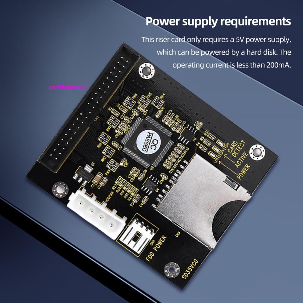 SD To 3.5 Inch IDE SSD Memory Card 44Pins SD To 2.5 Inch IDE 44Pins ...