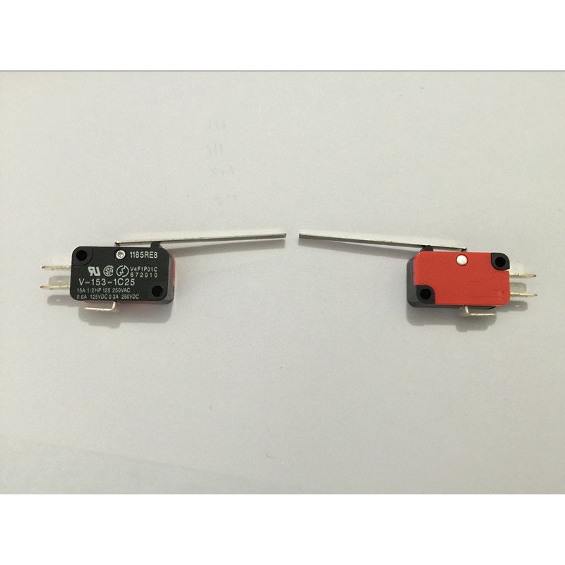 new 10pcs V-153-1C25 Long Straight Hinge Lever Type SPDT Micro Switch Limit Switch | Shopee ...