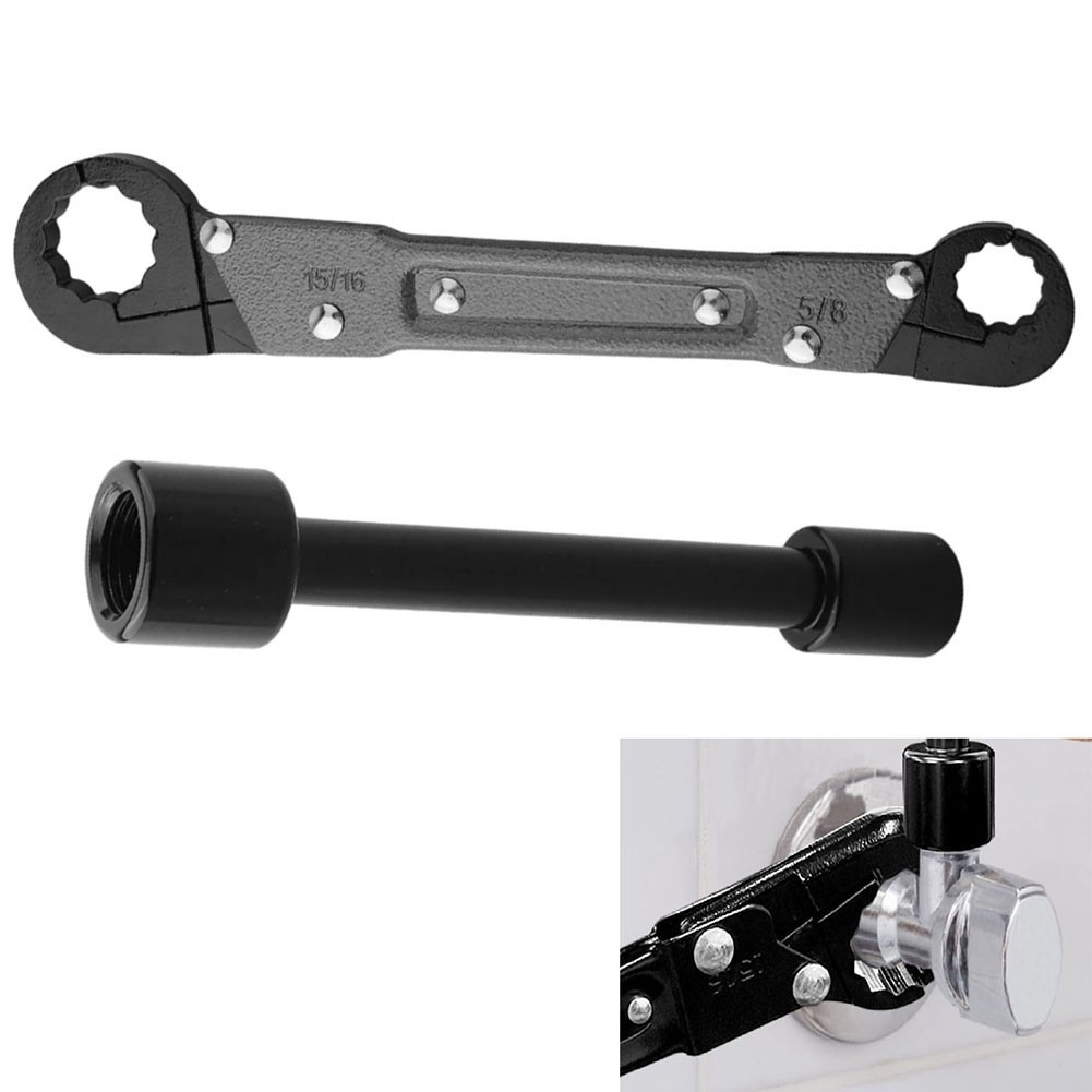 Angle Stop Wrench Kit for Plumbing Tasks with Ergonomic Grip and Rust ...