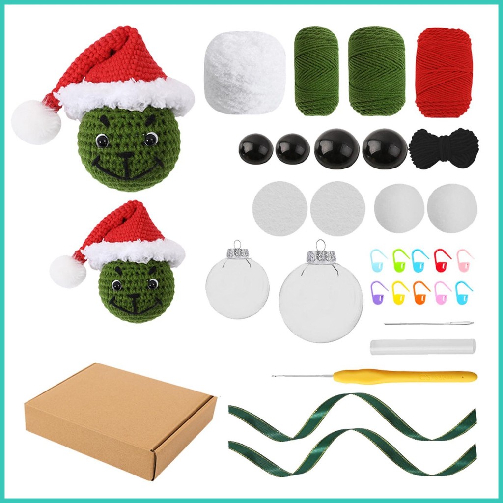 Crocheting Kit for Beginners Crochet Starters Kits Hooks Yarn Set Cute ...