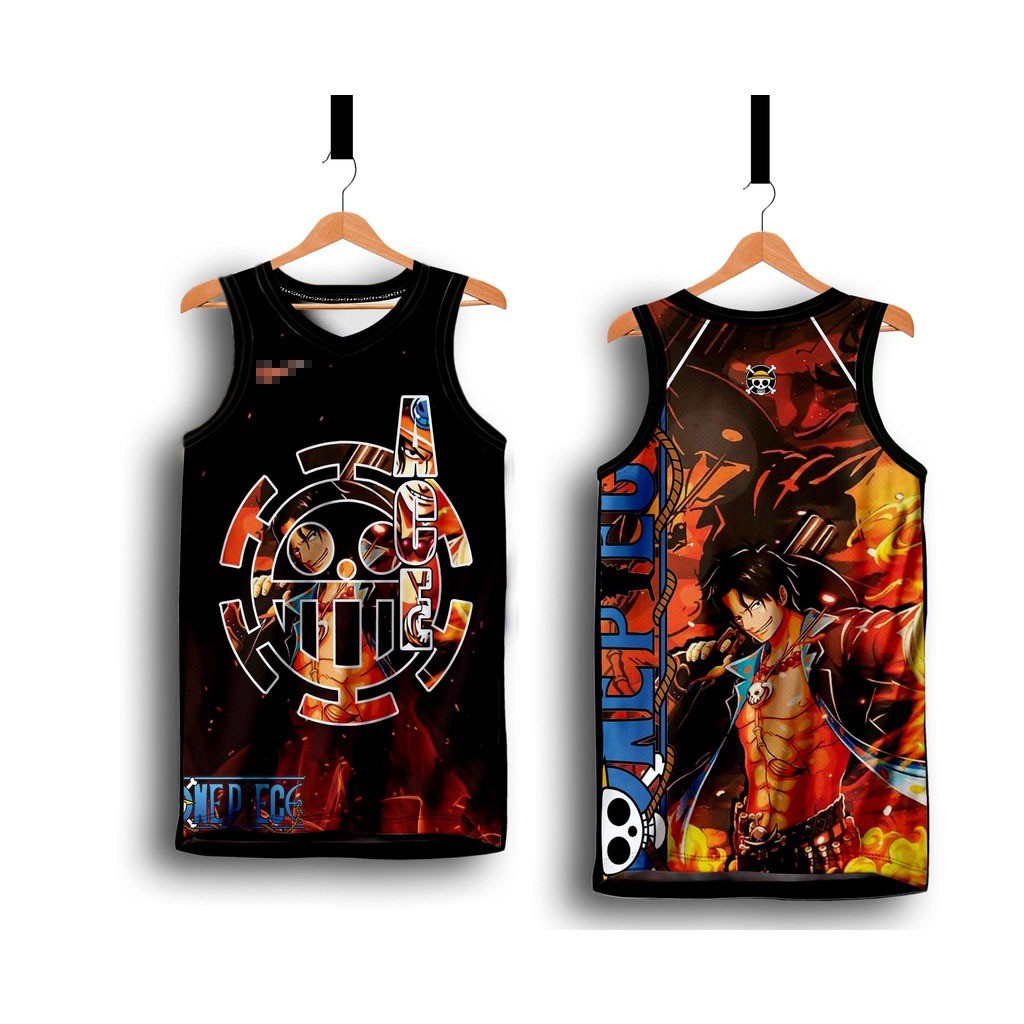 BASKETBALL ONE PIECE LUFFY JERSEY1 | Shopee Philippines