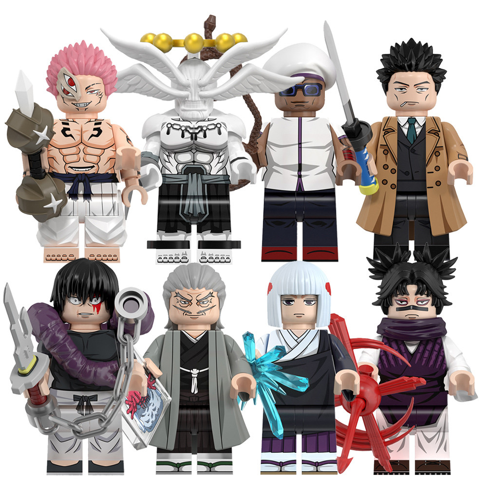 Choso Makora Atsuya Miguel Sukuna Uraume Toji Naobito Mini Blocks ...