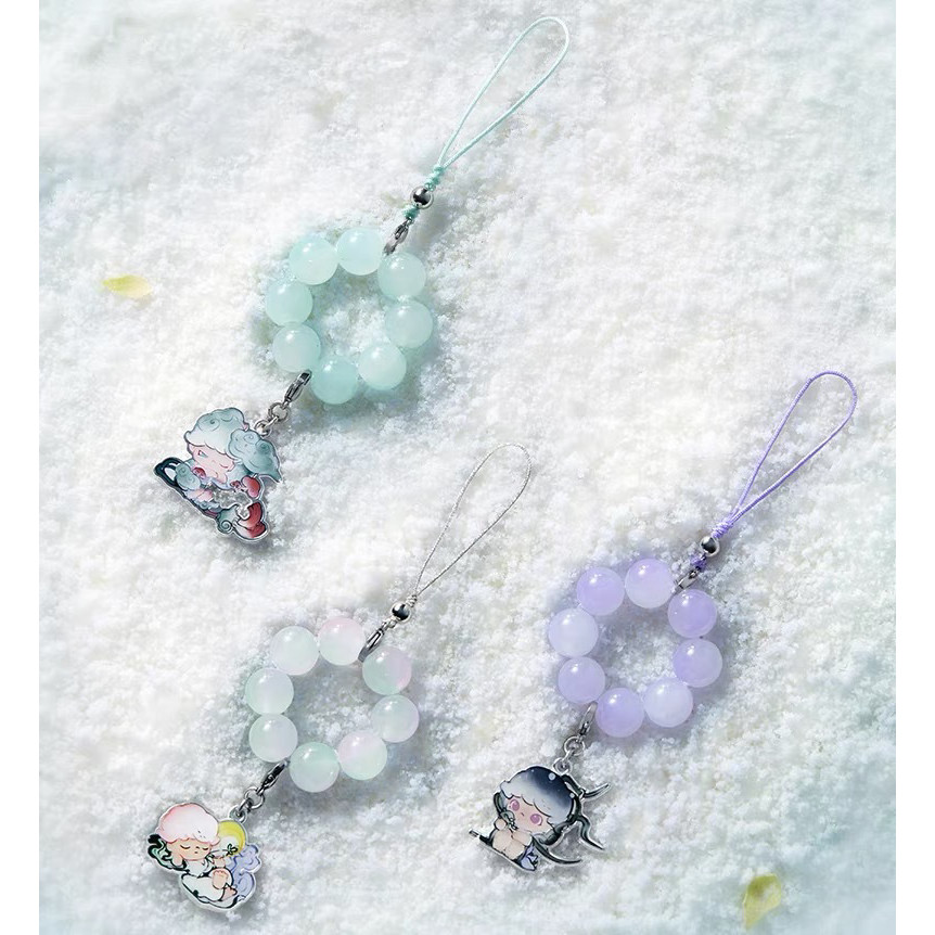 Genuine POPMART DIMOO Stories in the Cup Series Disc bead pendant blind ...