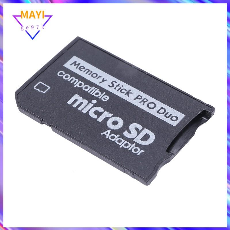 【Mayige97k】Memory Stick Pro Duo Mini MicroSD TF to MS Adapter SD SDHC ...