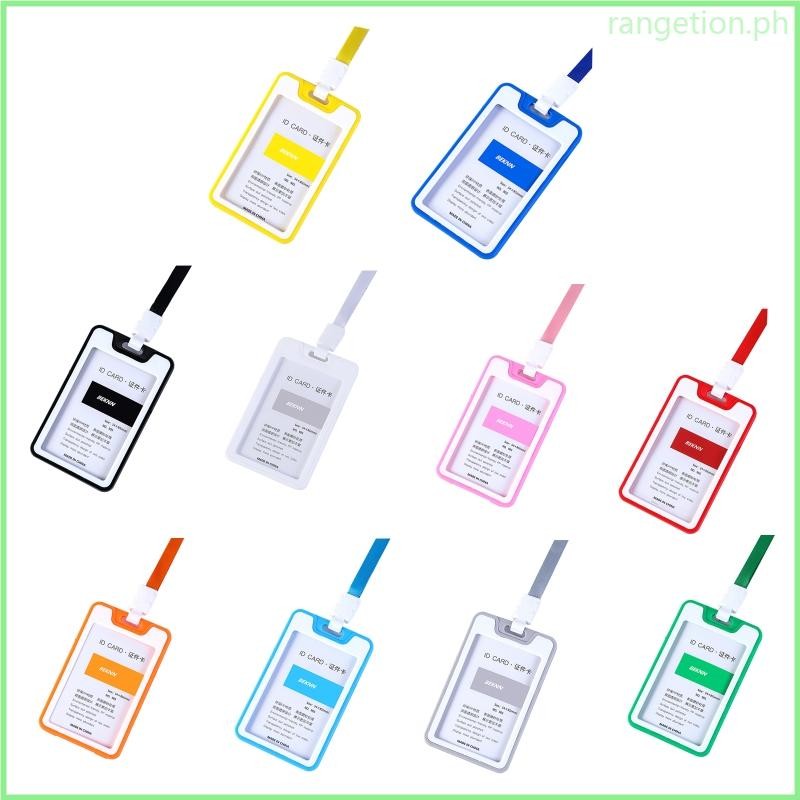 RAN Waterproof ID Card Covers Kit with lanyard 5 Cards Capacity for ...