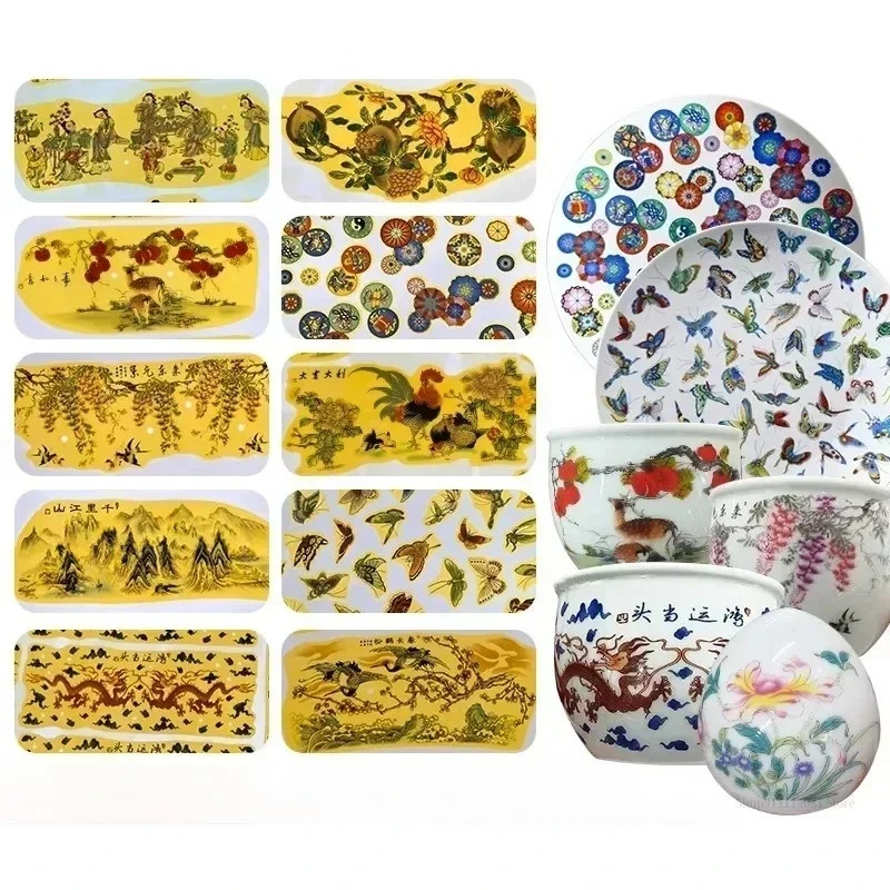 New Color Pottery Decals Paper Ceramics Clay Transfer Paper Glaze ...