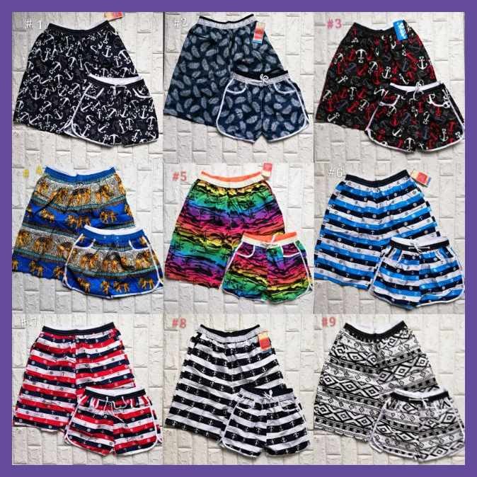 beach)jx!ib/couple&N`shorts(2pieces) | Shopee Philippines