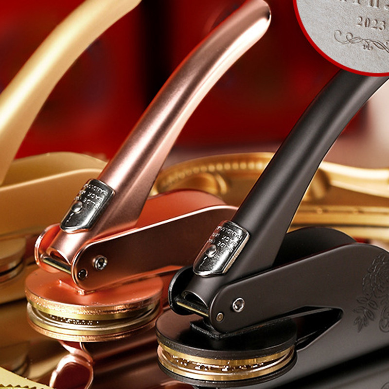 Embosser Stamp LOGO Customized Wedding Library Book Private Seals ...