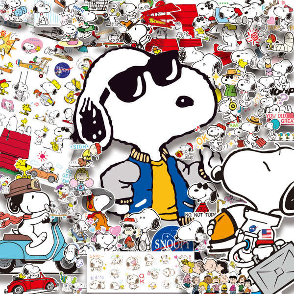 highminds sticker Anime Snoopy Stickers Laptop Mobile Phone Skateboard ...