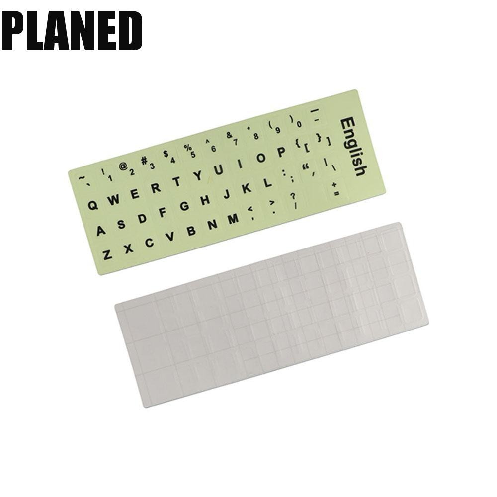 PLANED Luminous Keyboard Stickers French No Fading For Laptop PC Multi ...