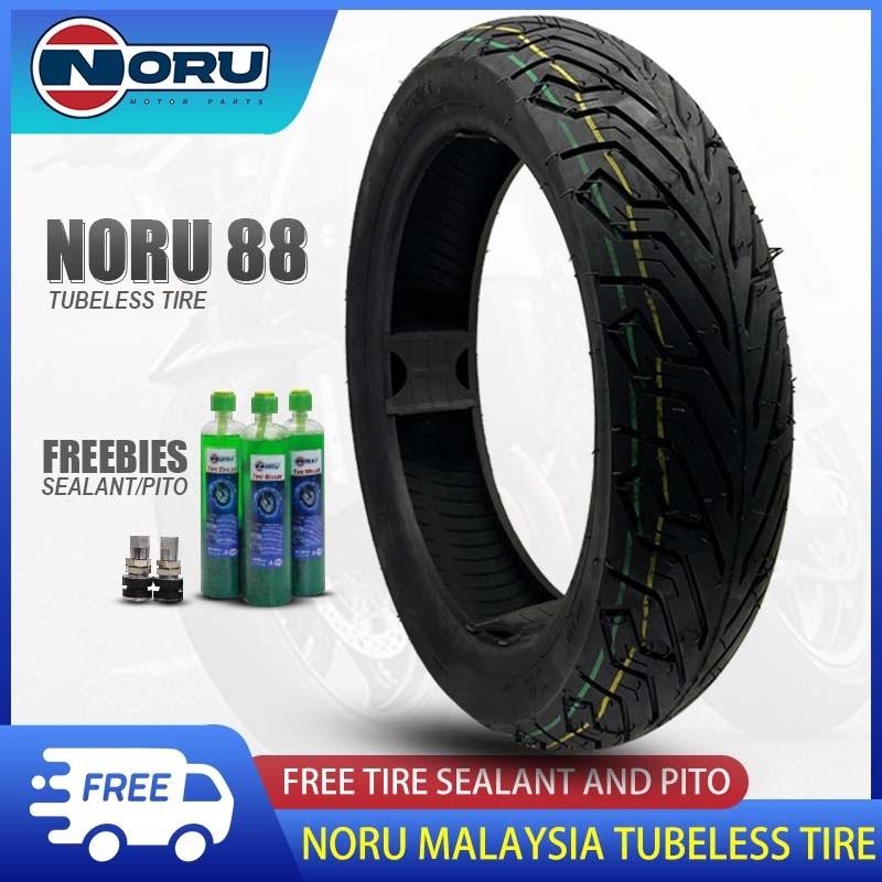 [LIVE EXCLUSIVE] NORU TIRE 88 Motorcycle Tubeless tire for NMAX AEROX ...