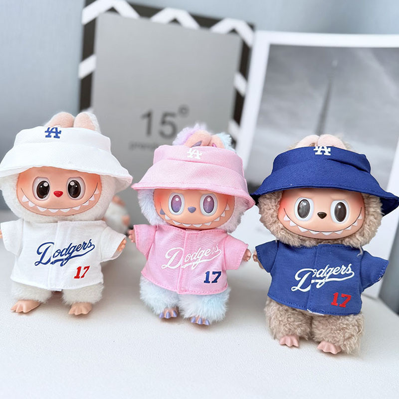 Labubu V1&V2&V3 Clothing LA Baseball Sports Suit Trendy Cute (only ...