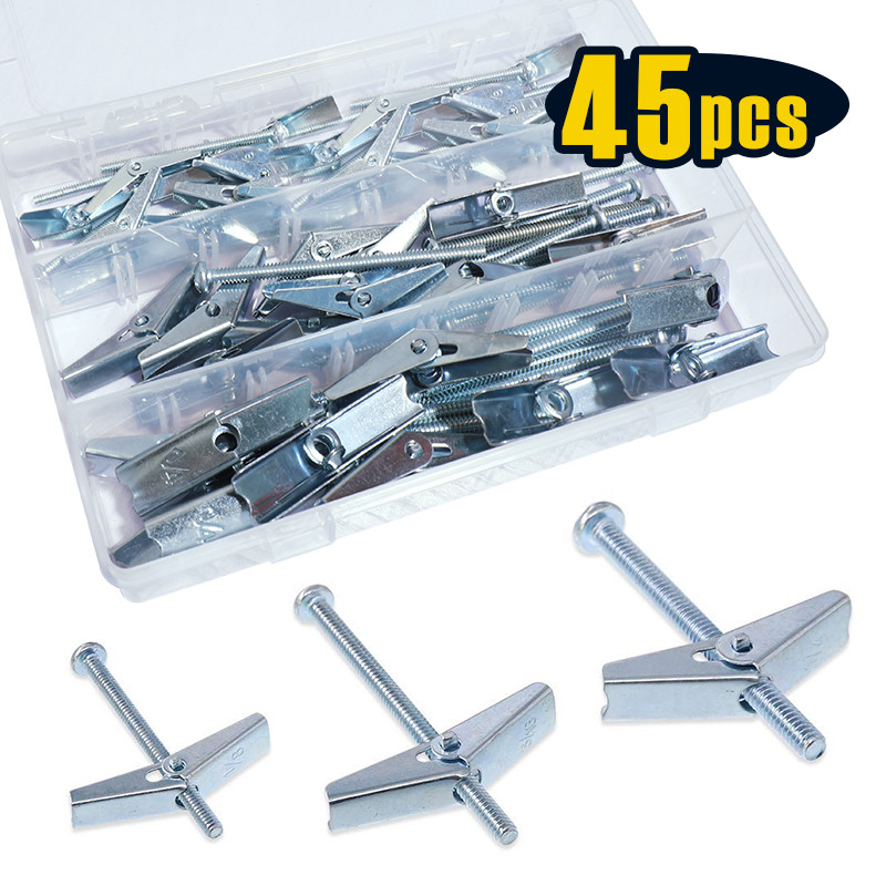 Heavy Duty Strongest HELIFOUNER 10 Pieces 1/4 Inch Toggle Anchors For ...