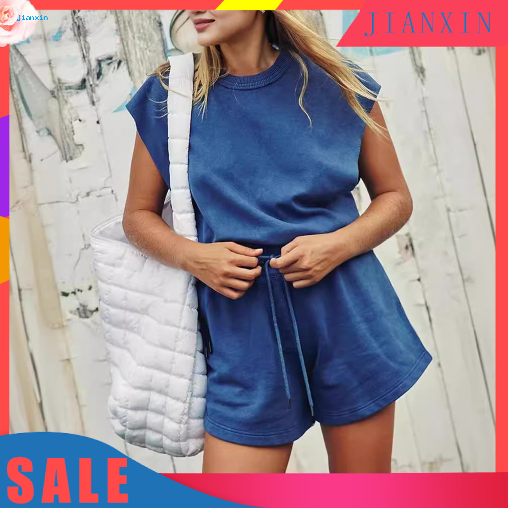 Solid Color Sports Romper Women Sleeveless Romper Summer Women's ...